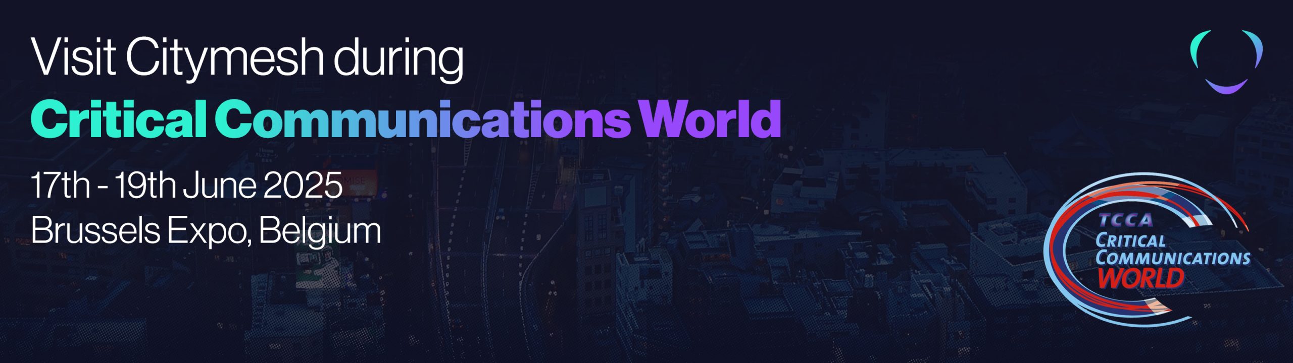 Visit us at CCW • Citymesh